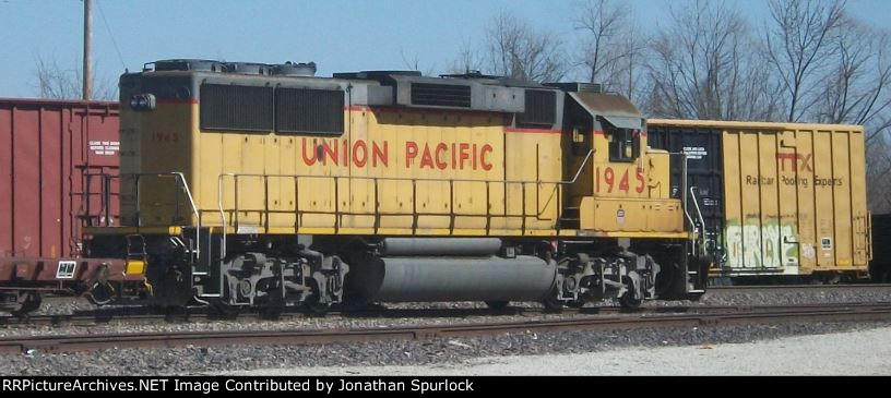 UP 1945, engineer's side view